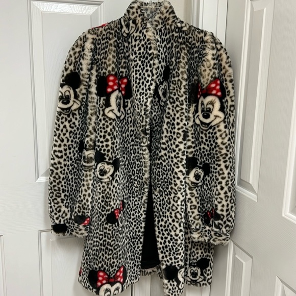 Disney | Jackets & Coats | Vintage 99s Disney Fur Coat Mickey And ...
